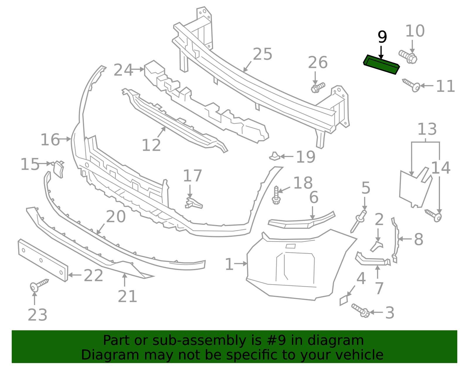 2020-2022 Hyundai Palisade Bumper Bracket 86551-S8000 | OEM Parts Online