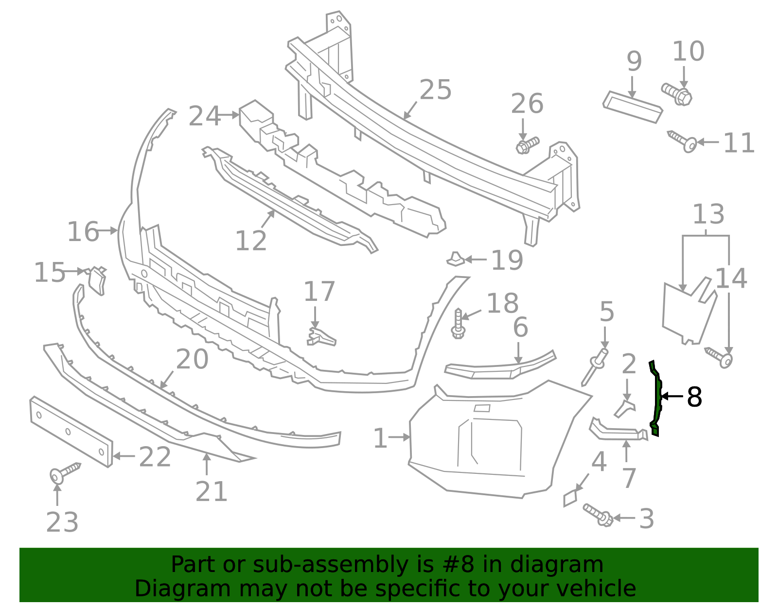 2020-2022 Hyundai Palisade Side Bracket 86546-S8000 | OEM Parts Online