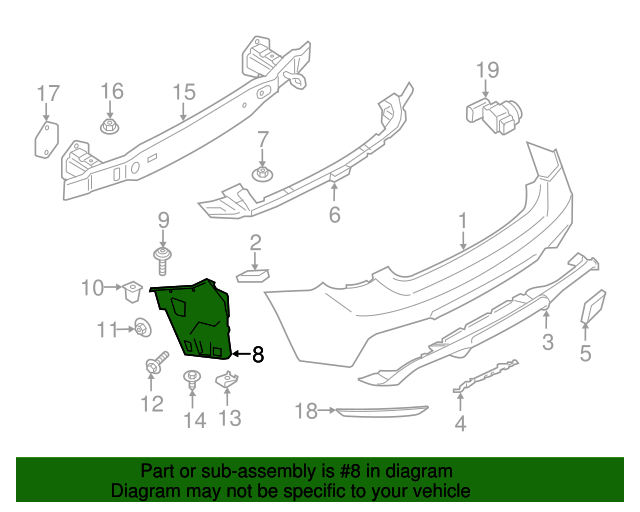 51128062185 - 2016-2021 BMW M2 Support (51-12-8-062-185) | BMW of South ...