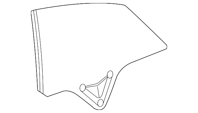2011-2017 Mercedes-Benz Quarter Glass 207-670-17-00 | MB OEM Parts