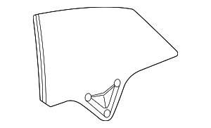 2011-2017 Mercedes-Benz Quarter Glass 207-670-17-00 | MB OEM Parts
