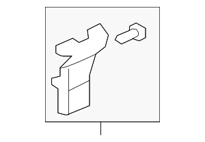 06100-SLN-A21 - Leg Kit C, R Headlight Mounting - 2007-2008 Honda Fit ...