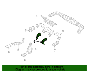 2014-2015 Hyundai Tucson Vent Grille 97410-2S005-TAP | OEM Parts Online