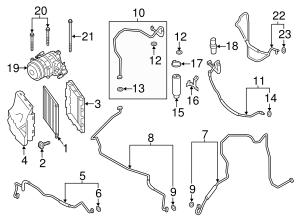 2009-2017 Porsche A/C Compressor 9A1-126-011-05 | Sunset Porsche Parts