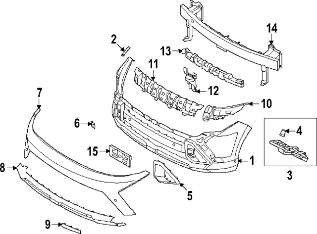 2024 Hyundai Kona Bumper Cover 86560-BE120-AS | OEM Parts Online