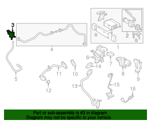 2012-2019 Toyota Prius C Vacuum Switch 25860-21140 | OEM Parts Online