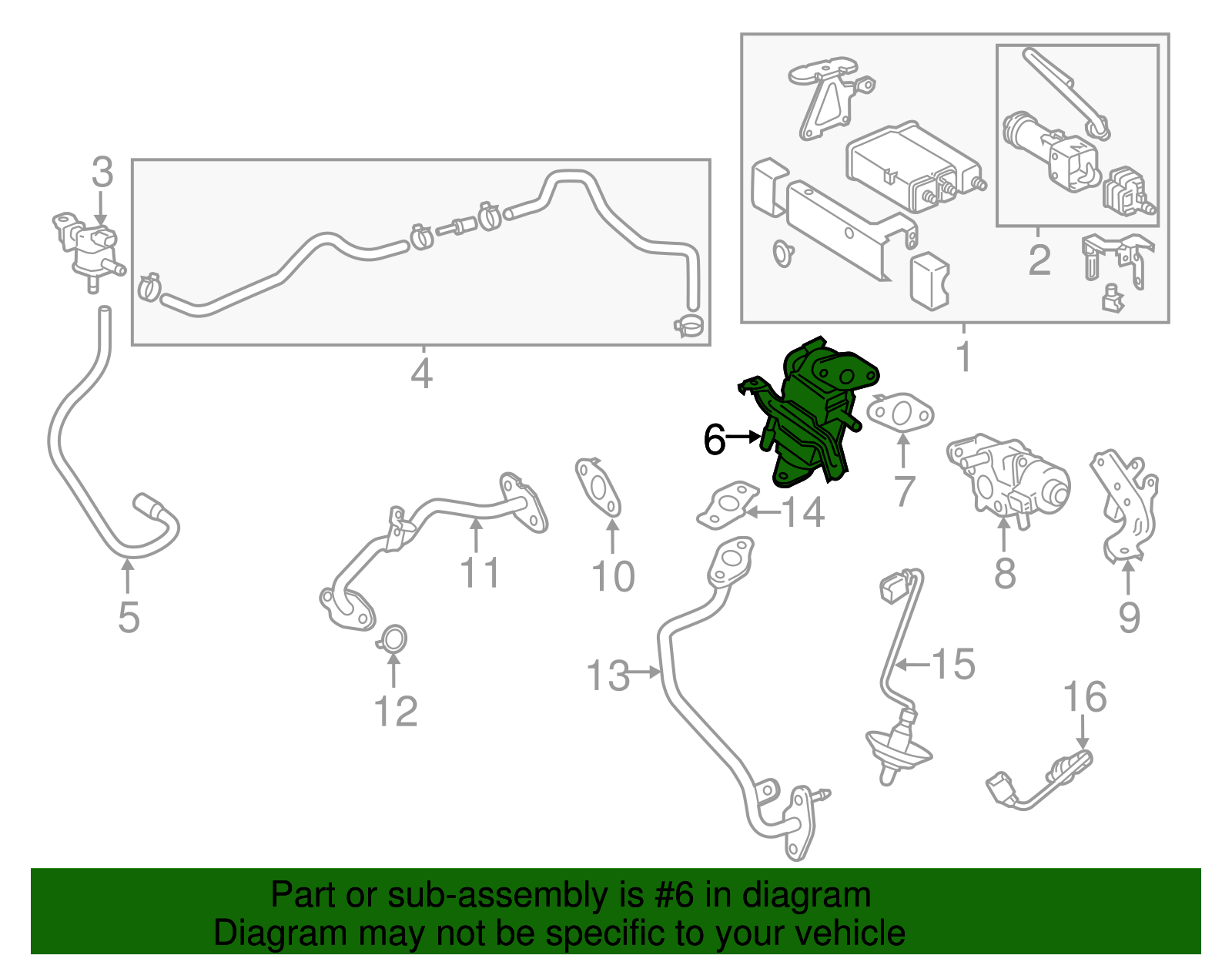 25680-21010 - 2012-2019 Toyota Prius C - Egr Cooler | Conicelli Toyota