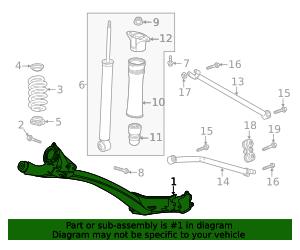 2020-2022 Buick Encore GX Rear Compound Crank Axle 42729885 ...