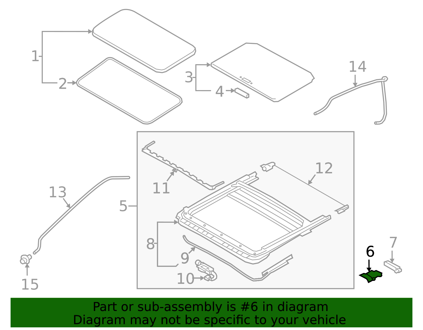 Sunroof Assembly Mount Bracket | Melloy Nissan Parts