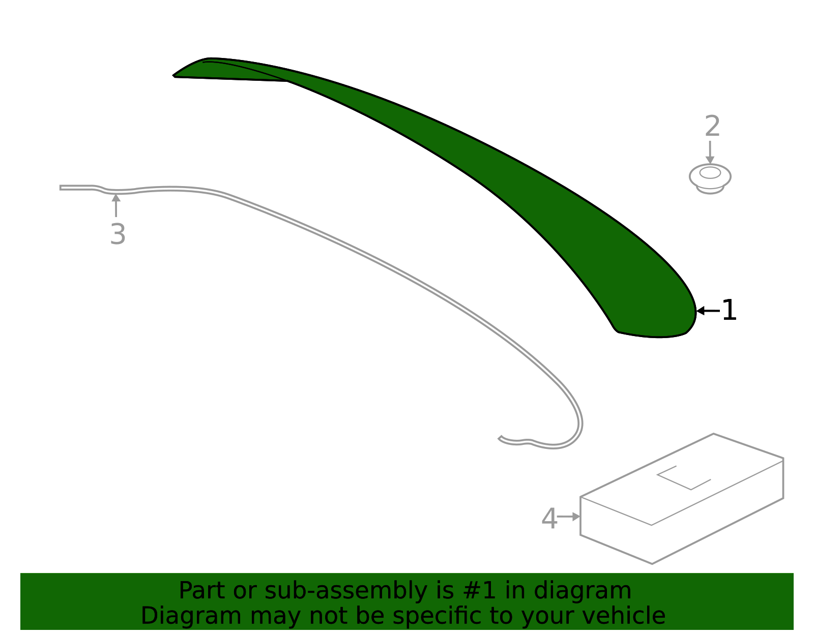 2021-2024 Porsche Cayenne Lift Gate Glass 9Y3-845-051-AF | OEM Parts Online