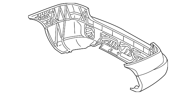2002-2005 Mercedes-Benz Bumper Cover 163-880-72-71 | MB OEM Parts