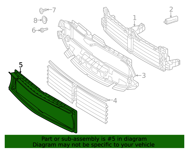 247-885-70-04 - Radiator Support Baffle 2021-2023 Mercedes-Benz ...