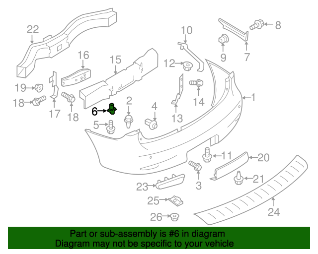 Bumper Cover Bracket - Infiniti (852228H300) | Infiniti Parts Online