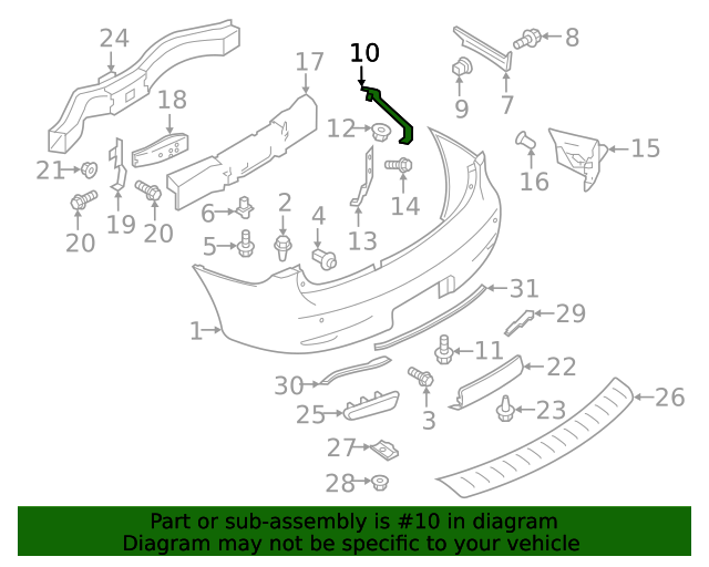 85271-1LA0B (852711la0b) - 2012-2020 Infiniti Lower Bracket | Infiniti ...
