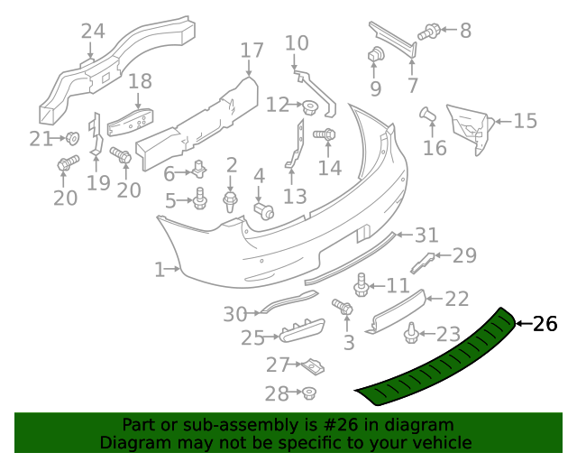 2015-2020 Infiniti QX80 Step Plate 85064-5ZA2A | OEM Parts Online
