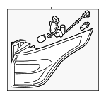 Lamp Assembly - Rear, Stop And Flas GJ5Z13404H | TascaParts.com
