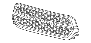 68404851AB - Grille - 2019-2022 Ram 1500 | Mopar Parts Canada