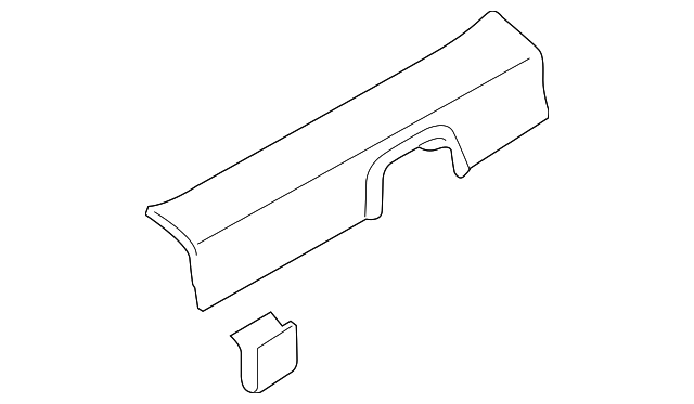 85881-2S000-9P - Front Sill Plate - 2010-2013 Hyundai Tucson | World ...