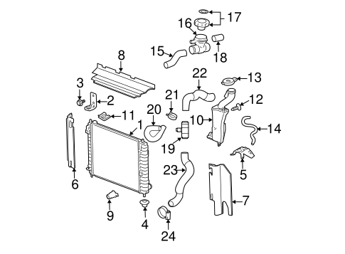 Radiator & Components for 2009 Chevrolet HHR | GMPartsDirect.com