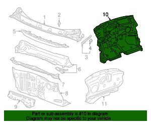 42604026 - Dash Panel Inner Insulator 2017-2021 Chevrolet Bolt EV ...