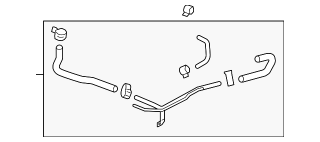 2015-2018 Porsche Macan Hose & Tube Assembly 95B-121-049-K | Sunset ...