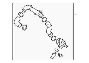 2015-2018 Porsche Macan Lower Hose 95B-121-109-E | European OEM Parts ...