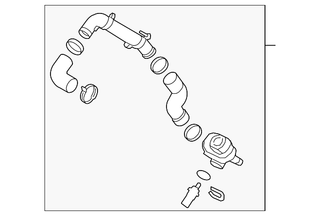 2015-2018 Porsche Macan Lower Hose 95B-121-109-E | European OEM Parts ...