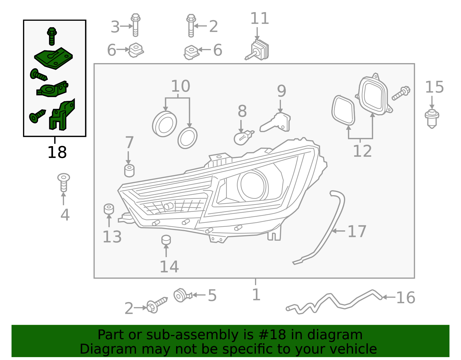 2017-2019 Audi Repair Kit 8W0-998-122 | Audi USA Parts