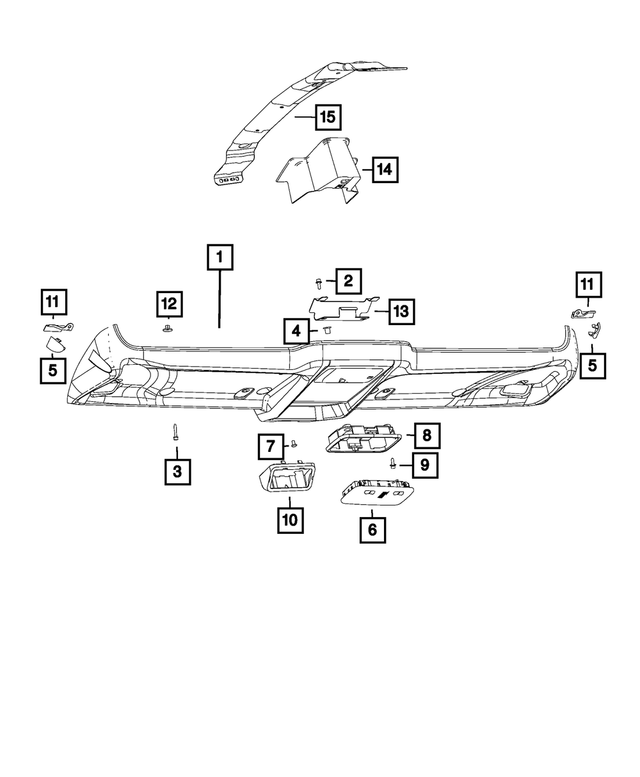 2023-2024 Ram Switch Bezel 7FE53LA6AA | Mopar eStore