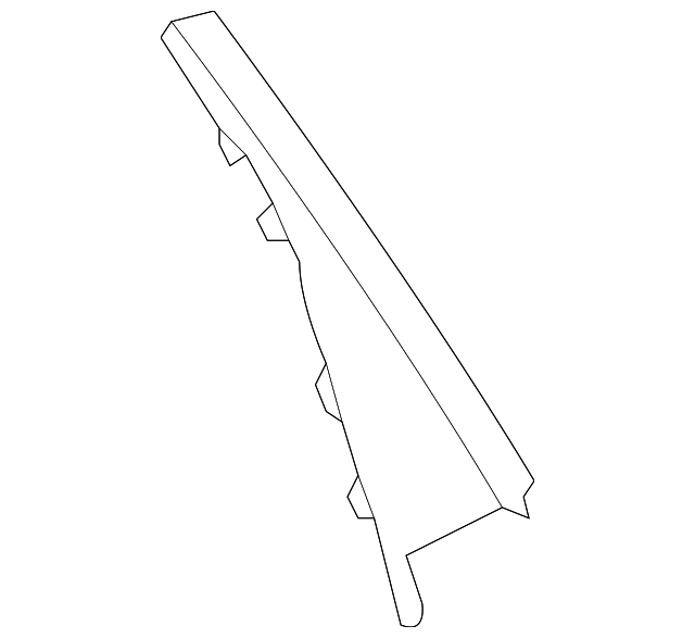 2009-2017 Chevrolet Traverse Rear Passenger Side Door Window Frame Rear ...