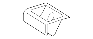 209-694-04-33 - Rear Panel Trim Insert 2004-2009 Mercedes-Benz ...