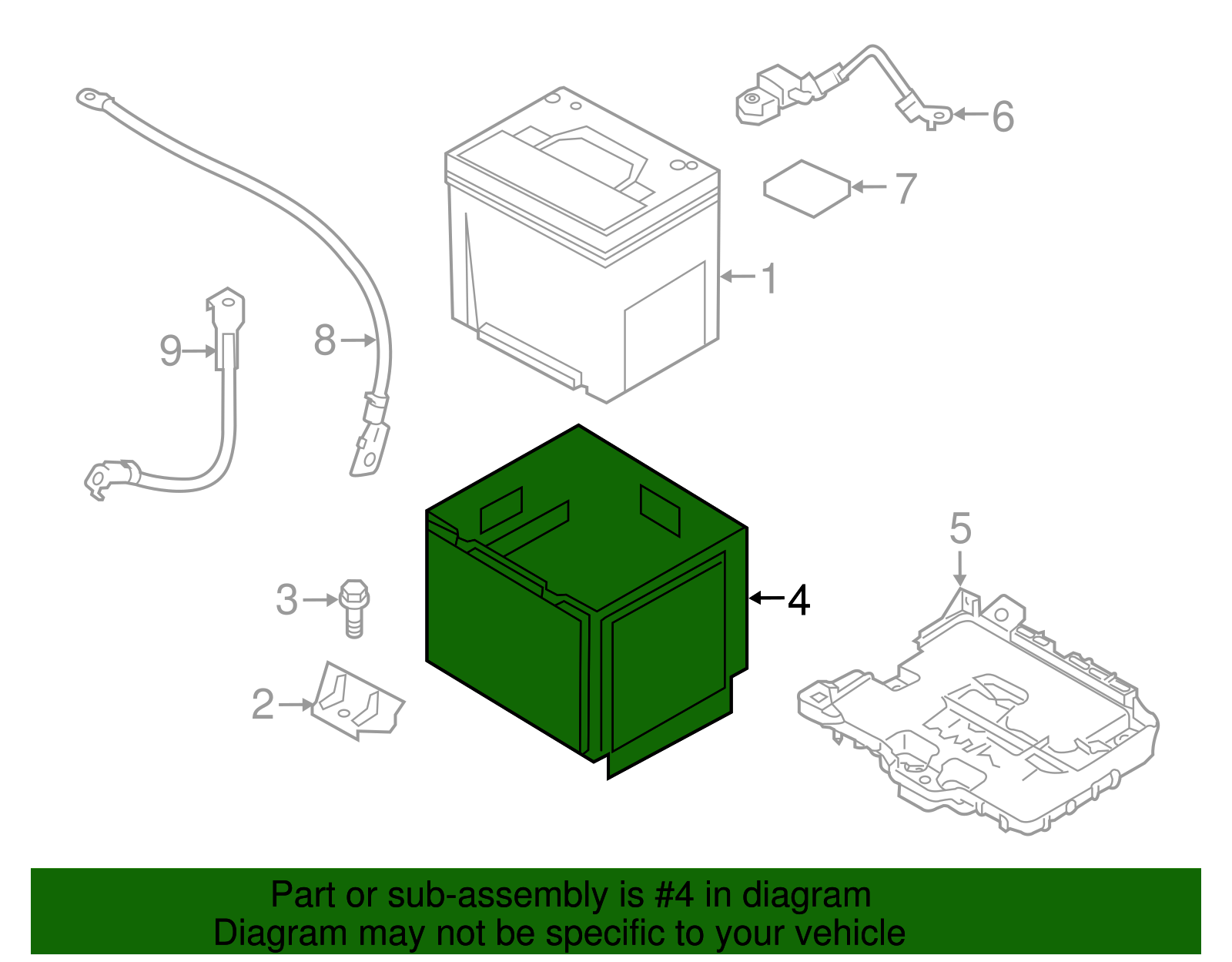 2012-2013 Kia Rio Insulator 37112-1W360 | Retail Performance Auto Parts