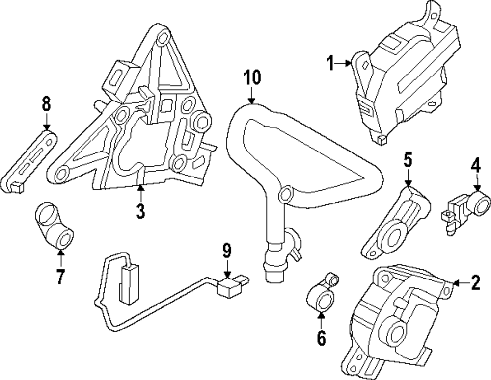 97226-R0000 - HVAC Defrost Mode Door Actuator 2022-2025 Kia Carnival ...