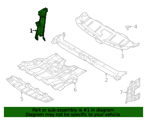 F2512-6RRMA - Upper Tie Bar 2021-2024 Nissan Rogue | Nissan Parts ...