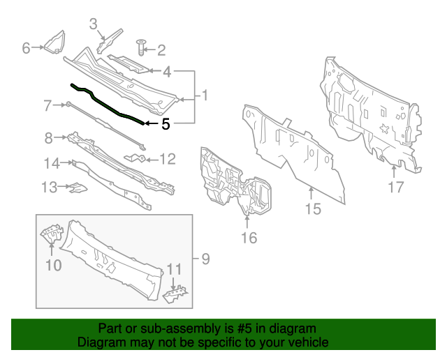 2015-2021 Lexus Protector 55789-78010 | OEM Parts Online