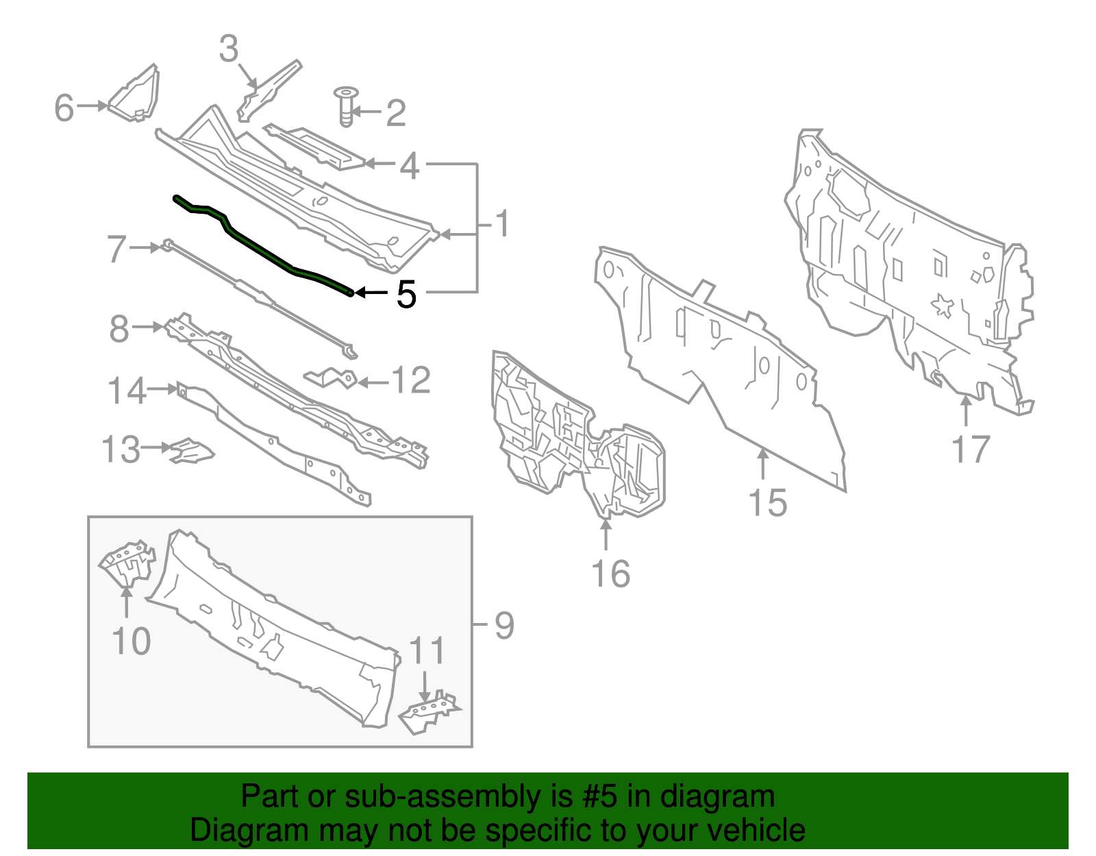 2015-2021 Lexus Protector 55789-78010 | OEM Parts Online