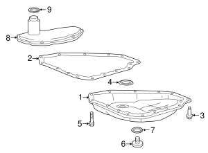 2014-2022 Chevrolet Automatic Transmission Fluid Pan Gasket 25191102 ...