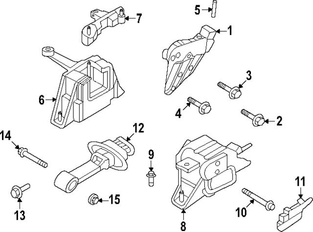Genuine Trans Mount for 2022-2024 Hyundai Elantra N | Part# 21830-IB100 ...