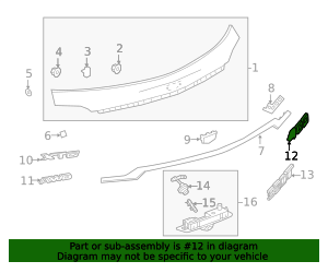 2020-2025 Cadillac Silver Rear Compartment Lid Engine Name Plate ...