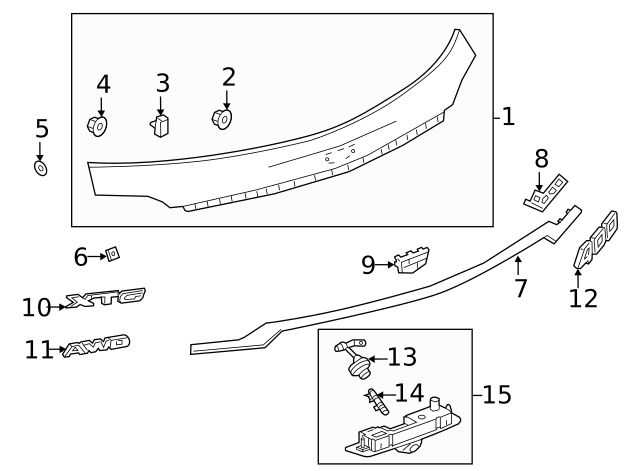 2020-2021 Cadillac XT6 Insert Gasket - Passenger Side (RH) 84666945 ...