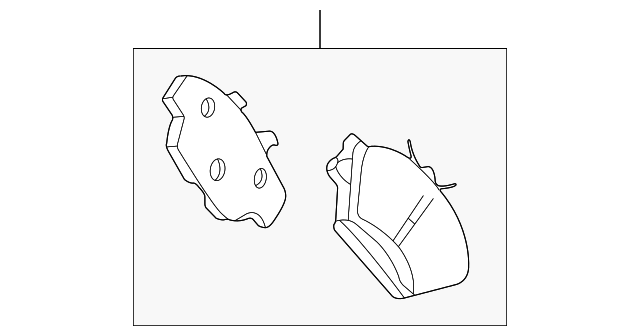 2005-2010 Ford Mustang Kit - Brake Lining Front 5U2Z-2V001-K | OEM ...