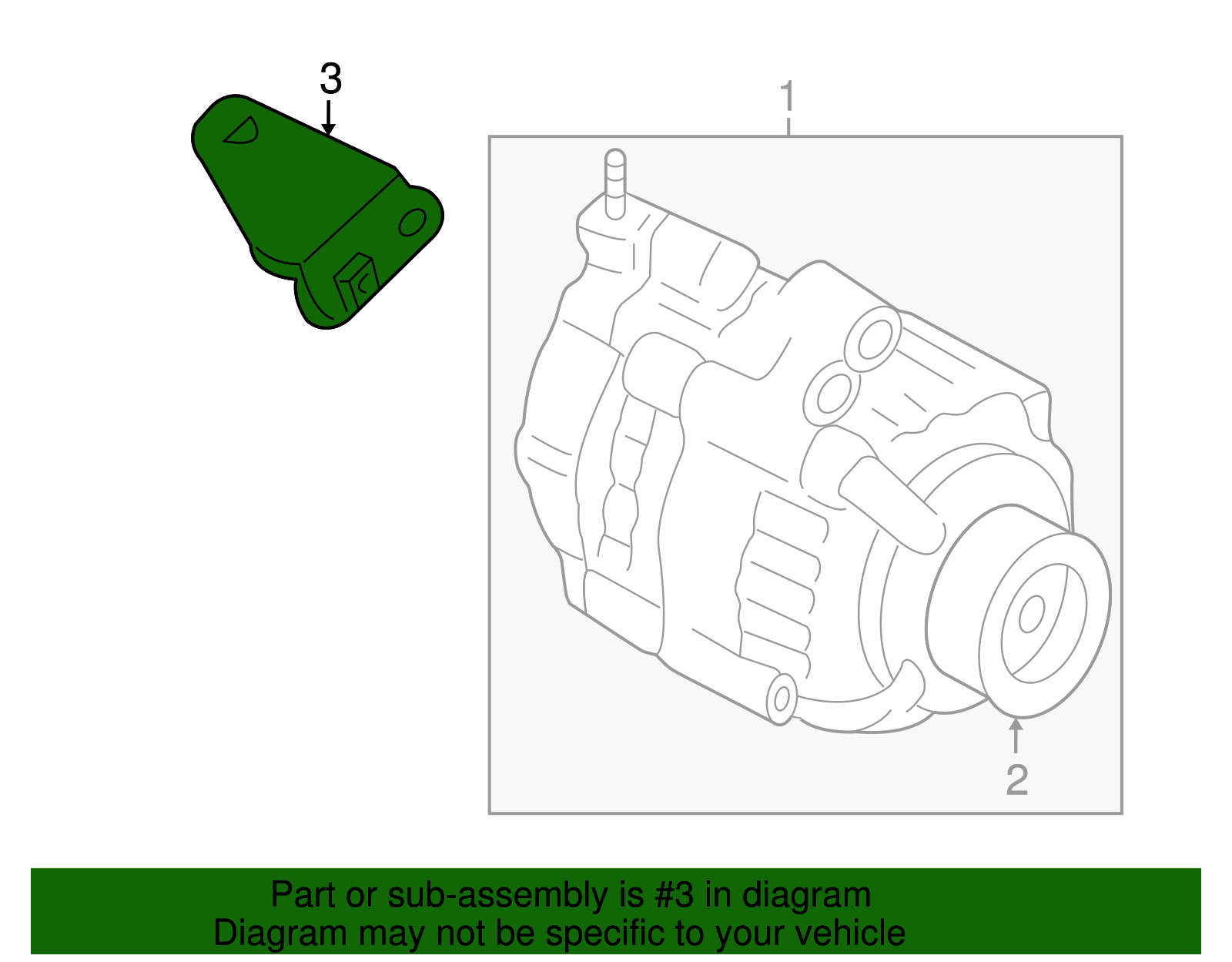31113-5G0-A01 - Alternator Bracket 2013-2017 Honda | Honda Parts Online