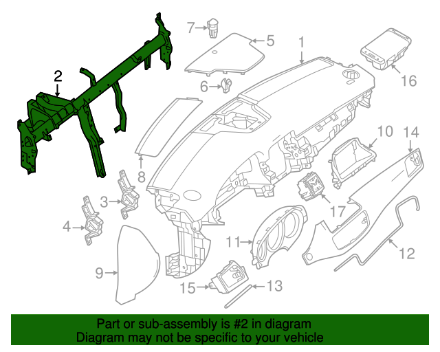 218-680-00-55 - Reinforced Beam 2015-2018 Mercedes-Benz | Mercedes-Benz ...