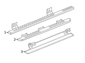 Side Step, Left 68312217AC | Mopar Estores