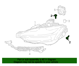 2016-2020 Volvo Headlamp Assembly Screw 30640824 | TascaParts.com