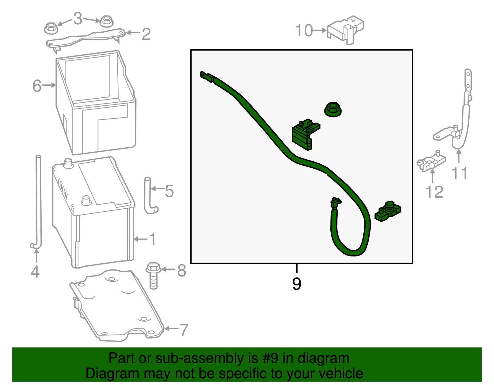 2016-2019 Infiniti Positive Cable 24119-4GD0A | Faulkner Infiniti of ...