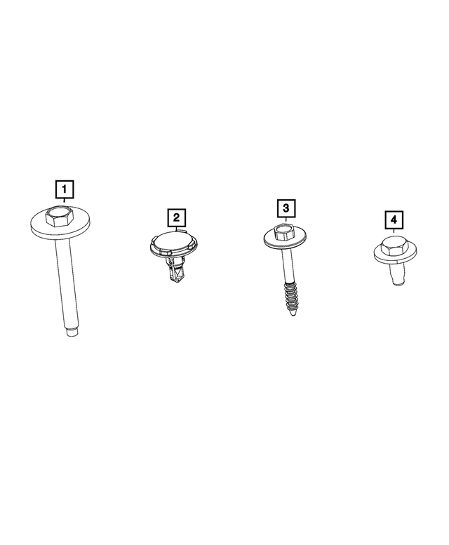 2022 Chrysler Hex Head Screw 6510768AA | Mopar Estores