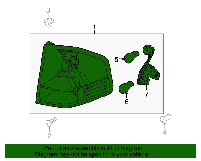 92402-2J001 - Combo Lamp Assembly 2009 Kia Borrego | Kia.Parts Store