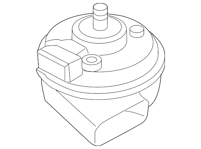 2003-2010 Porsche Cayenne Horn 955-635-021-01 | Porsche Burlingame Parts