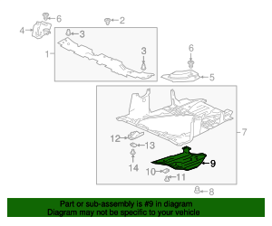 74116-TVA-A00 - Cover Panel 2018-2022 Honda Accord | Honda Parts Online